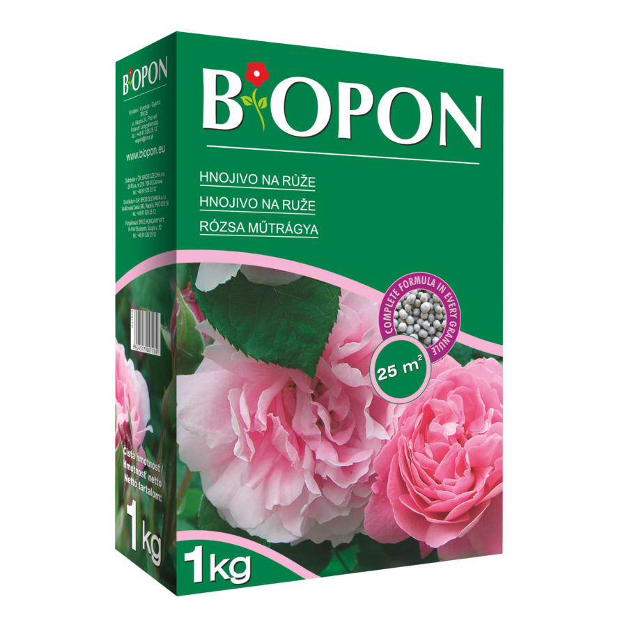 BIOPON Îngrășământ pentru trandafiri 1 kg | Substraturi, Fertilizanți ...